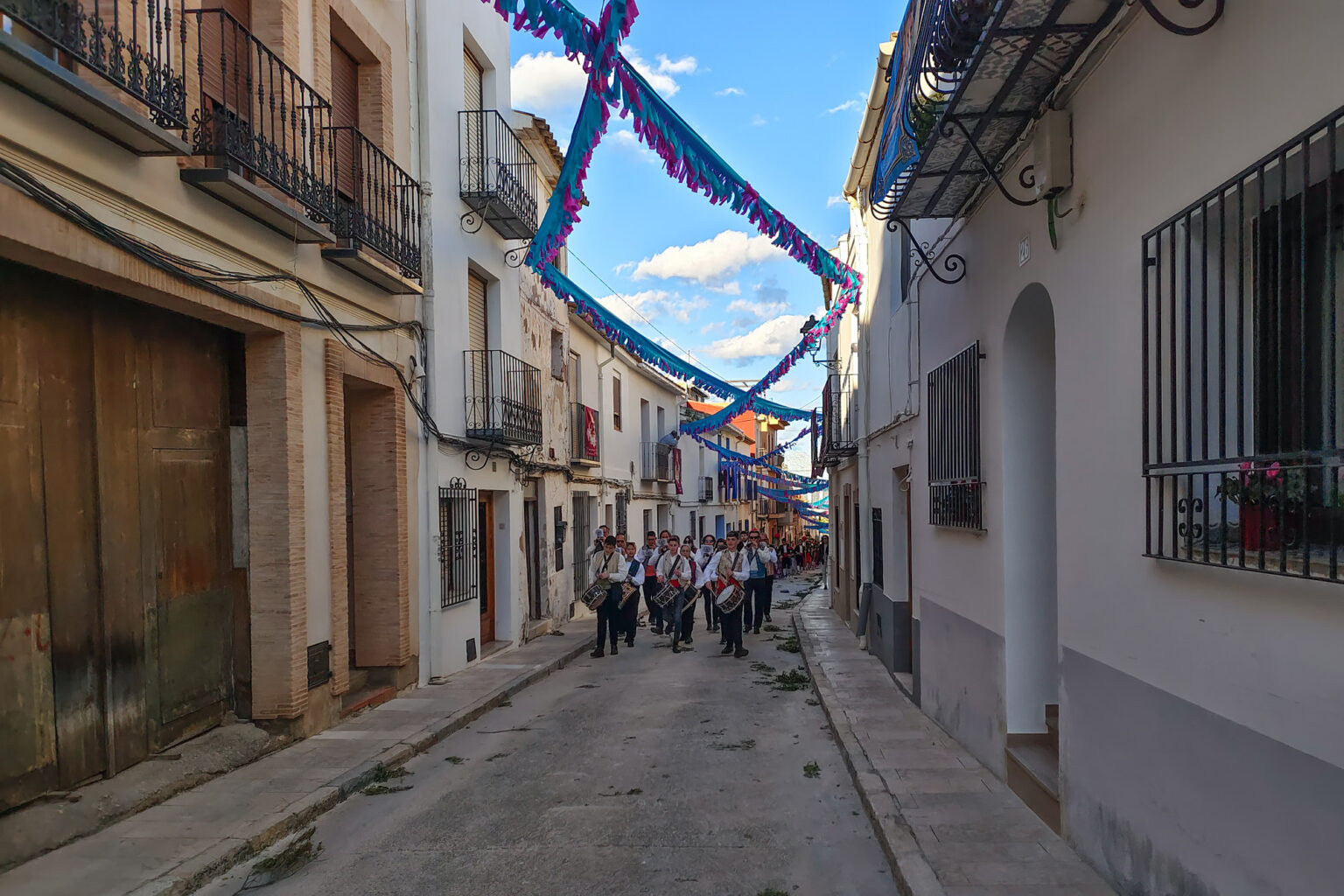 A Crazy Vertical Mascletà Firework by Ricasa In Benissa 2022