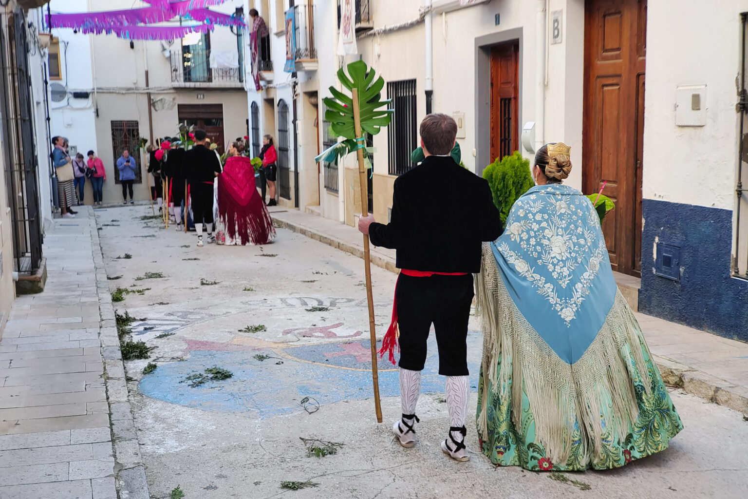A Crazy Vertical Mascletà Firework by Ricasa In Benissa 2022