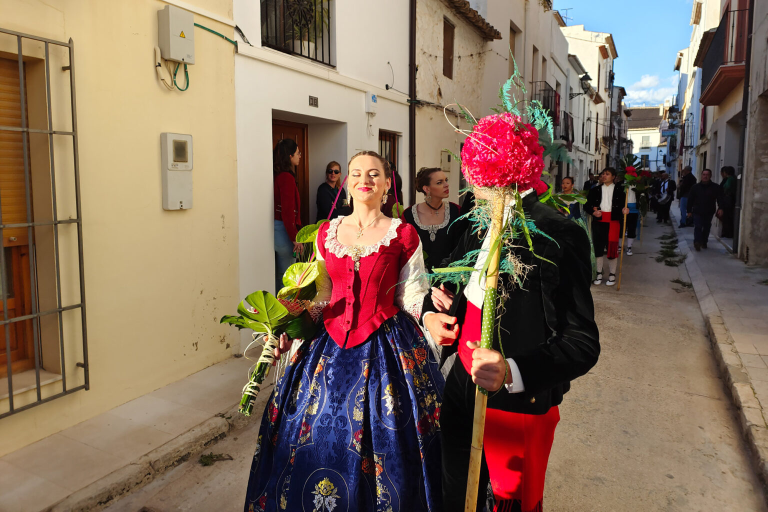 A Crazy Vertical Mascletà Firework by Ricasa In Benissa 2022