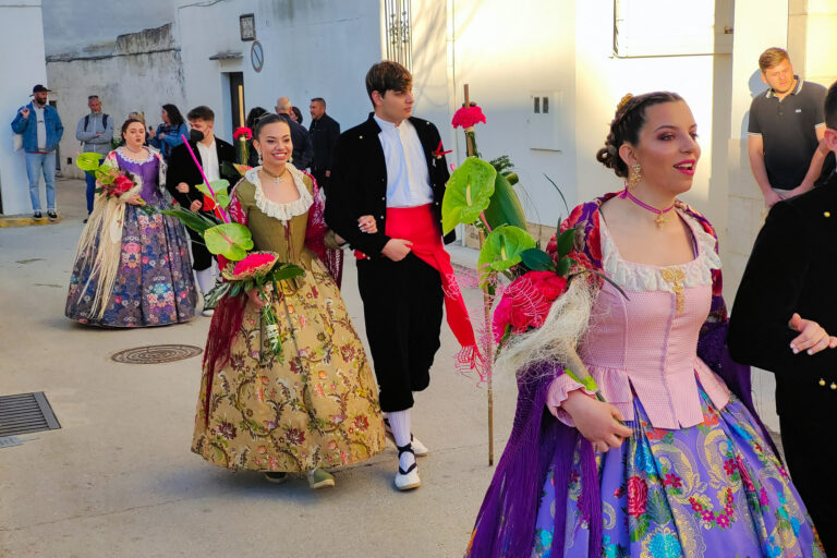 A Crazy Vertical Mascletà Firework by Ricasa In Benissa 2022
