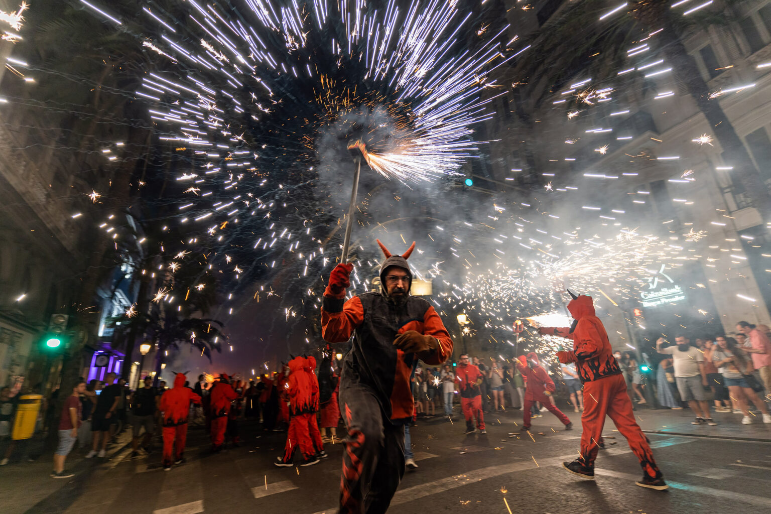 The Gran Fira de Valencia Correfoc 2022 - Fire Parade Through The City ...