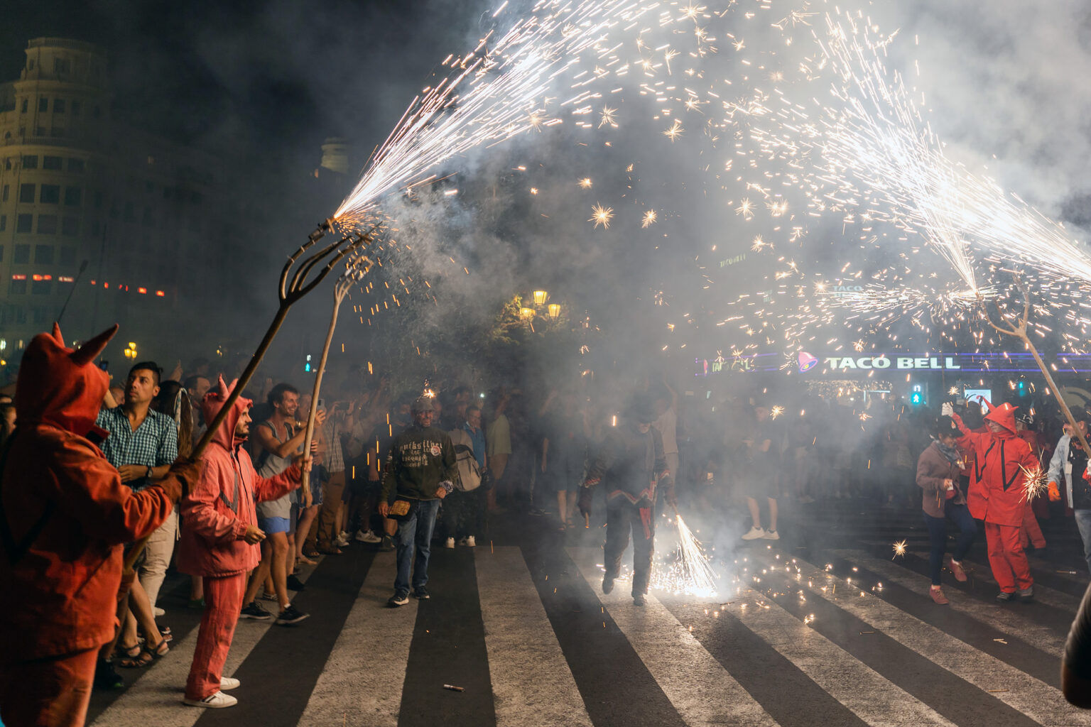 The Gran Fira de Valencia Correfoc 2022 - Fire Parade Through The City ...