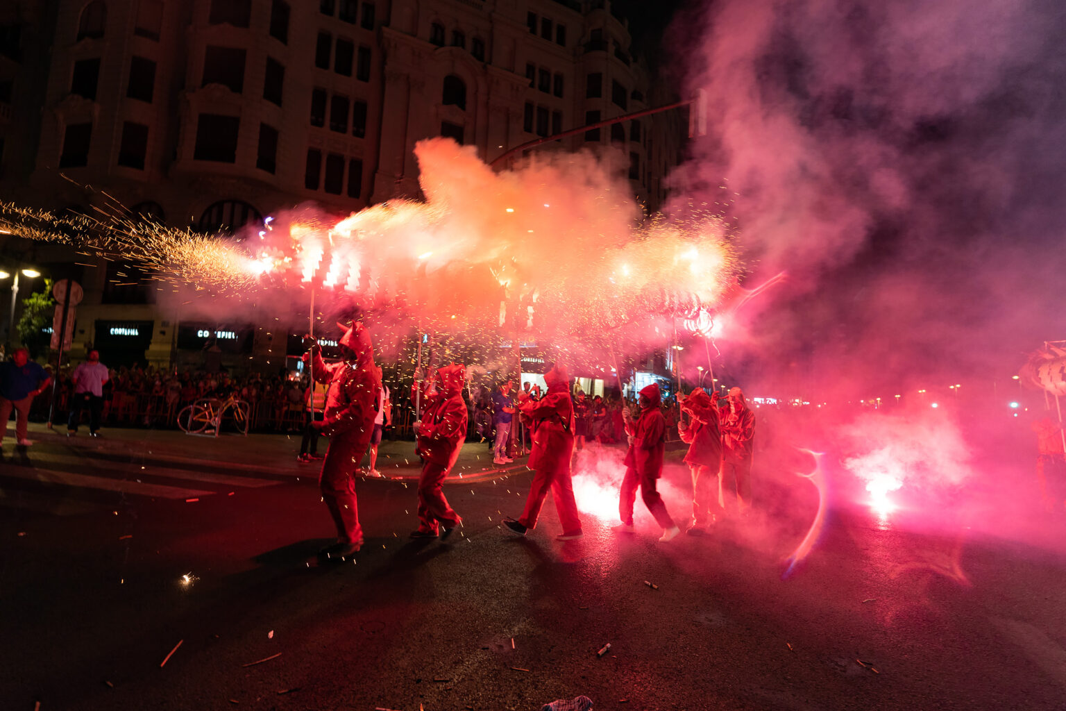 The Gran Fira de Valencia Correfoc 2022 - Fire Parade Through The City ...