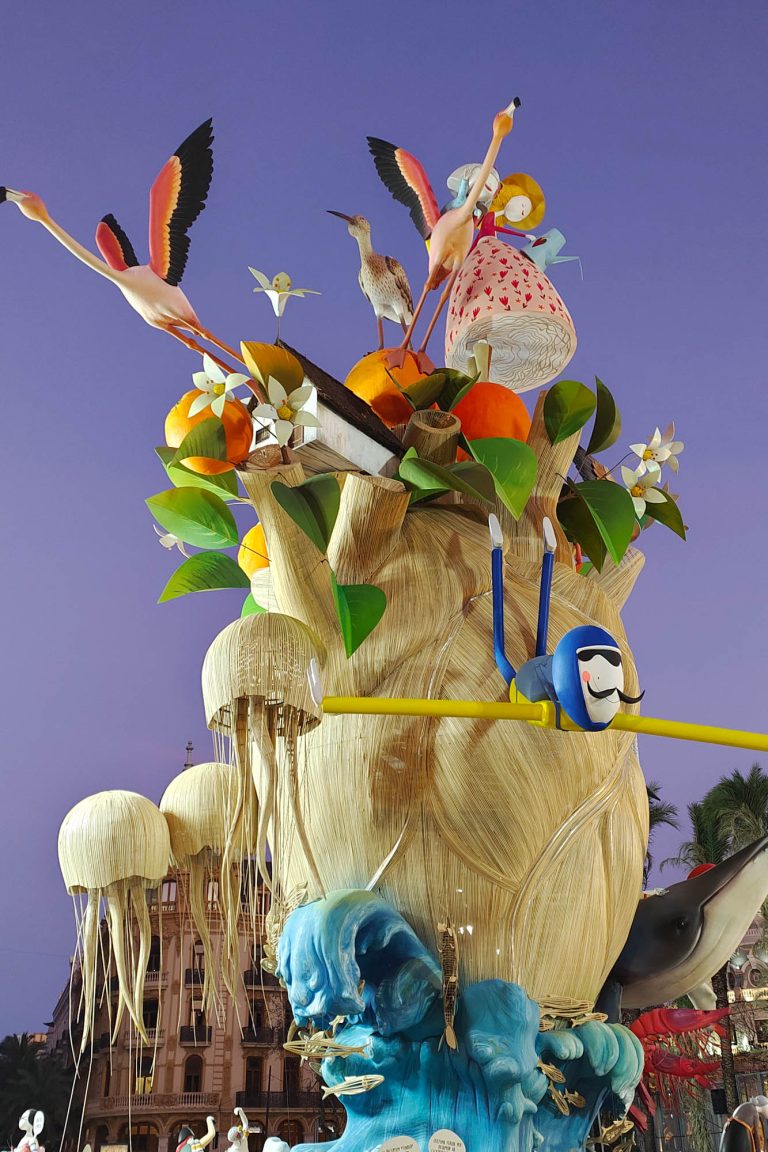 The Fallas Figures of Fallas 2023 - The Winner: Falla Exposició Misser ...